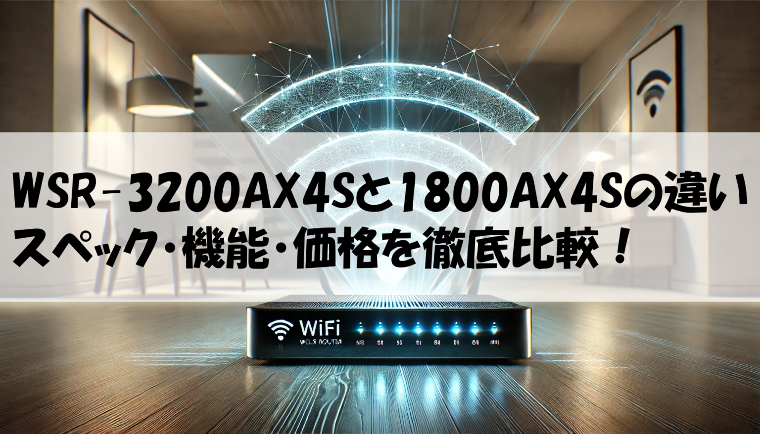 WSR-3000AX4P DBKとBKの違いは？スペック・機能の差を解説 | 家電どれ？