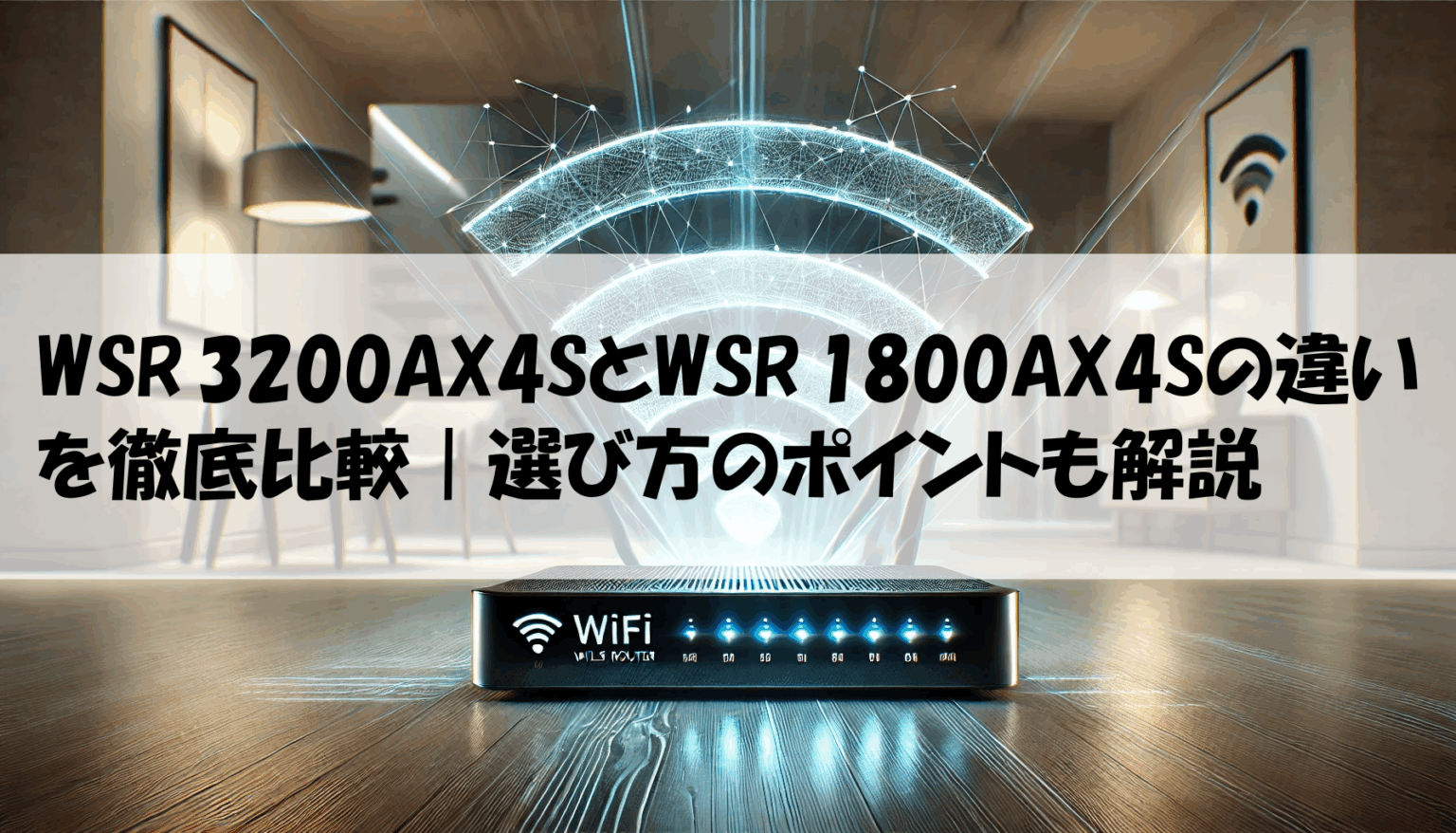 WSR 3200AX4SとWSR 1800AX4Sの違いを徹底比較｜選び方のポイントも解説 | 家電どれ？